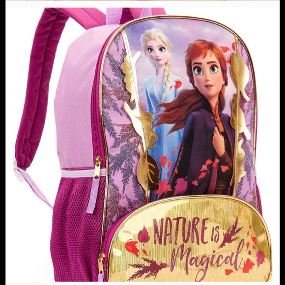 Disney | Accessories | Disney Frozen2 Elsa Anna Girls Backpack | Poshmark